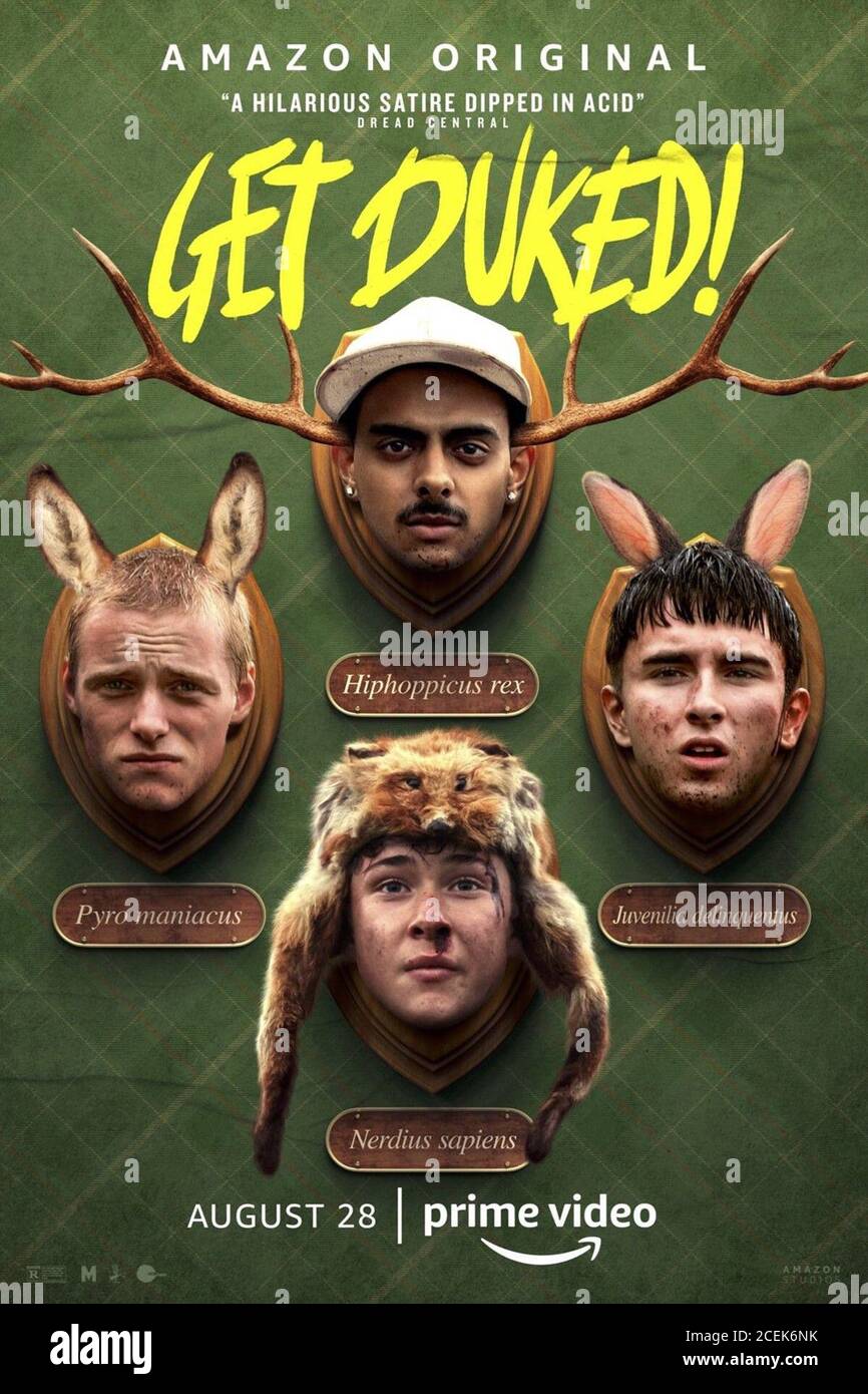 GET DUKED!, (aka BOYZ IN THE WOOD), US poster, clockwise from top ...