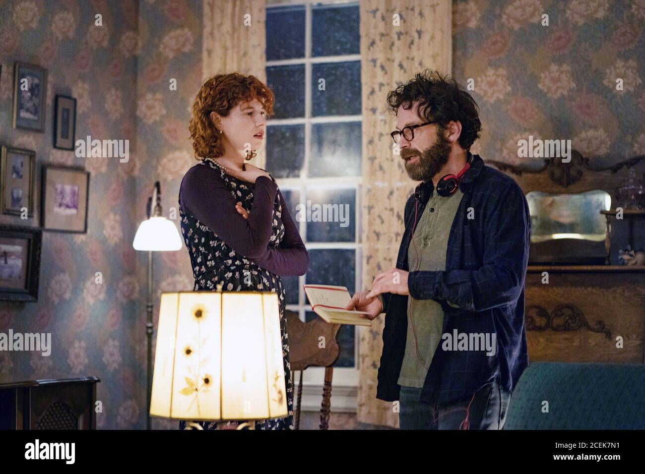 I M THINKING OF ENDING THINGS, from left: Jessie Buckley, director ...