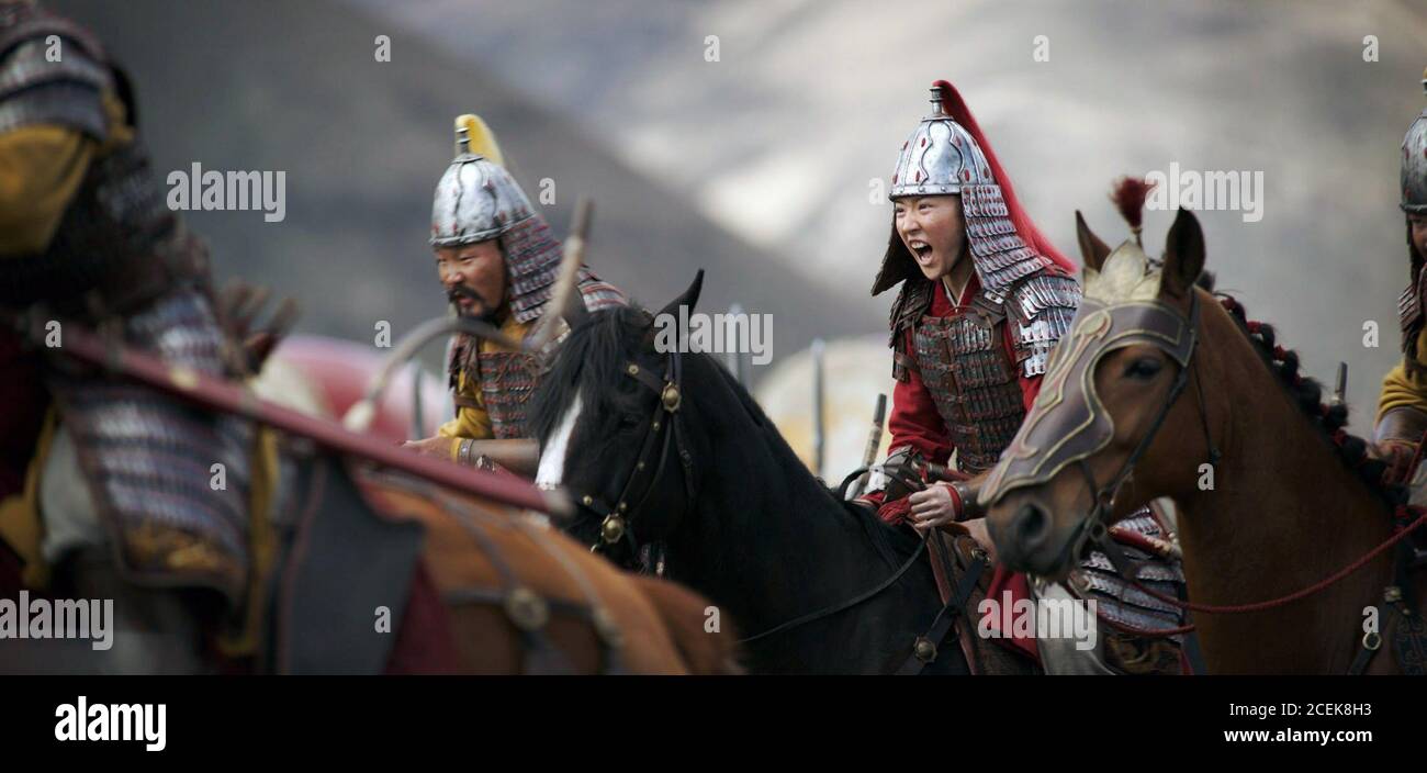 MULAN, LIU Yifei (right), 2020. © Walt Disney Studios Motion Pictures ...