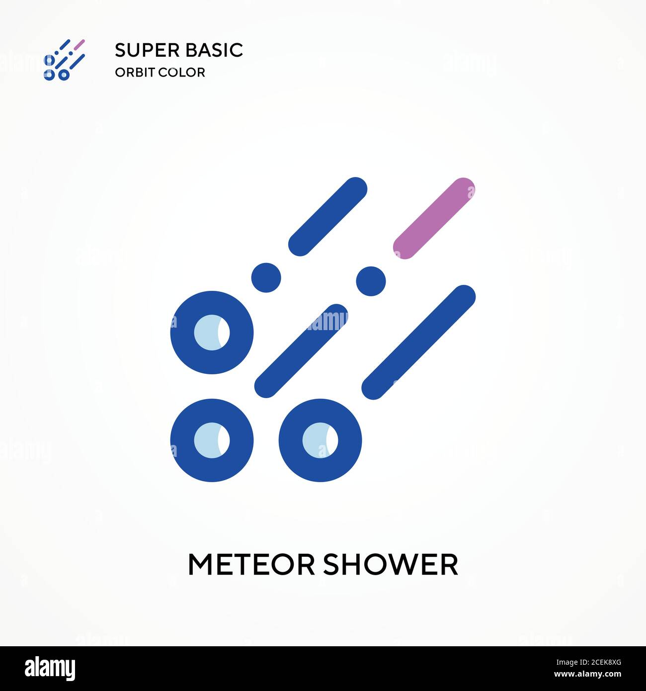 Perseid meteor trail Stock Vector Images - Alamy