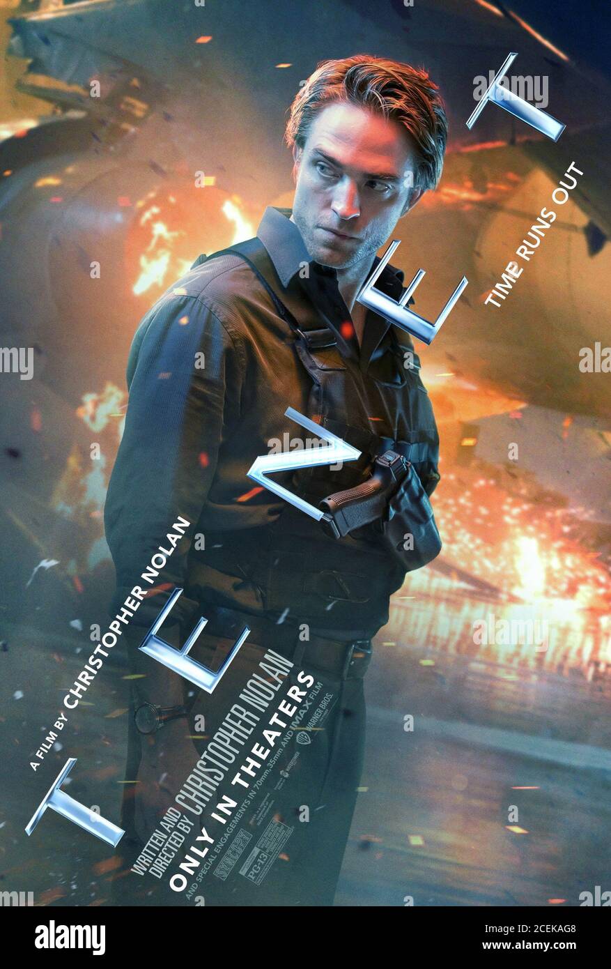 TENET, US character poster, Robert Pattinson, 2020. © Warner Bros ...