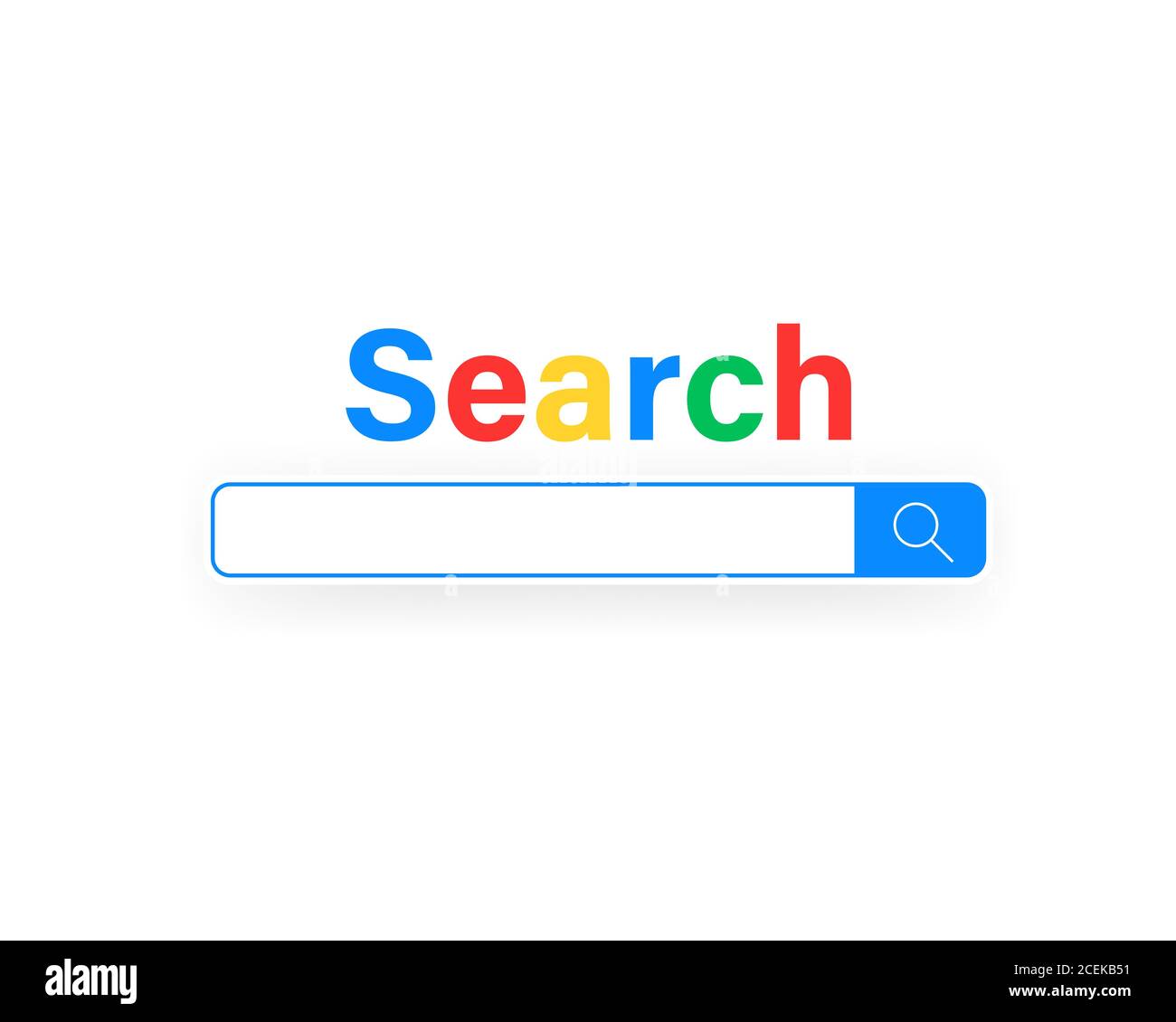 Browser search bar for UI. Internet window. Vector on isolated white ...