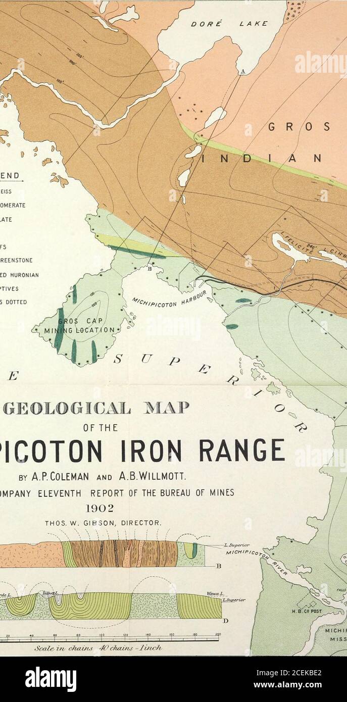 Map of coleman hi-res stock photography and images - Alamy