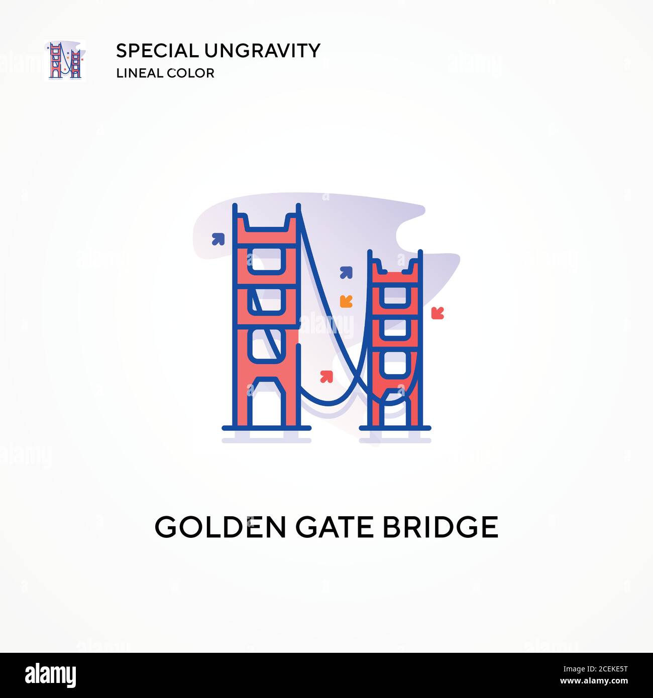 Golden Gate Bridge Icon 381 Circle Golden Gate Bridge Royalty Free