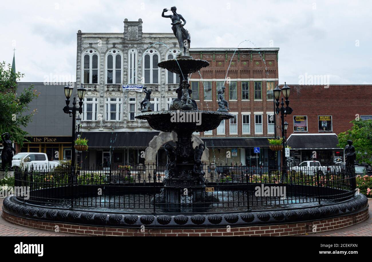 Fountain on the Square Stock Photo - Alamy