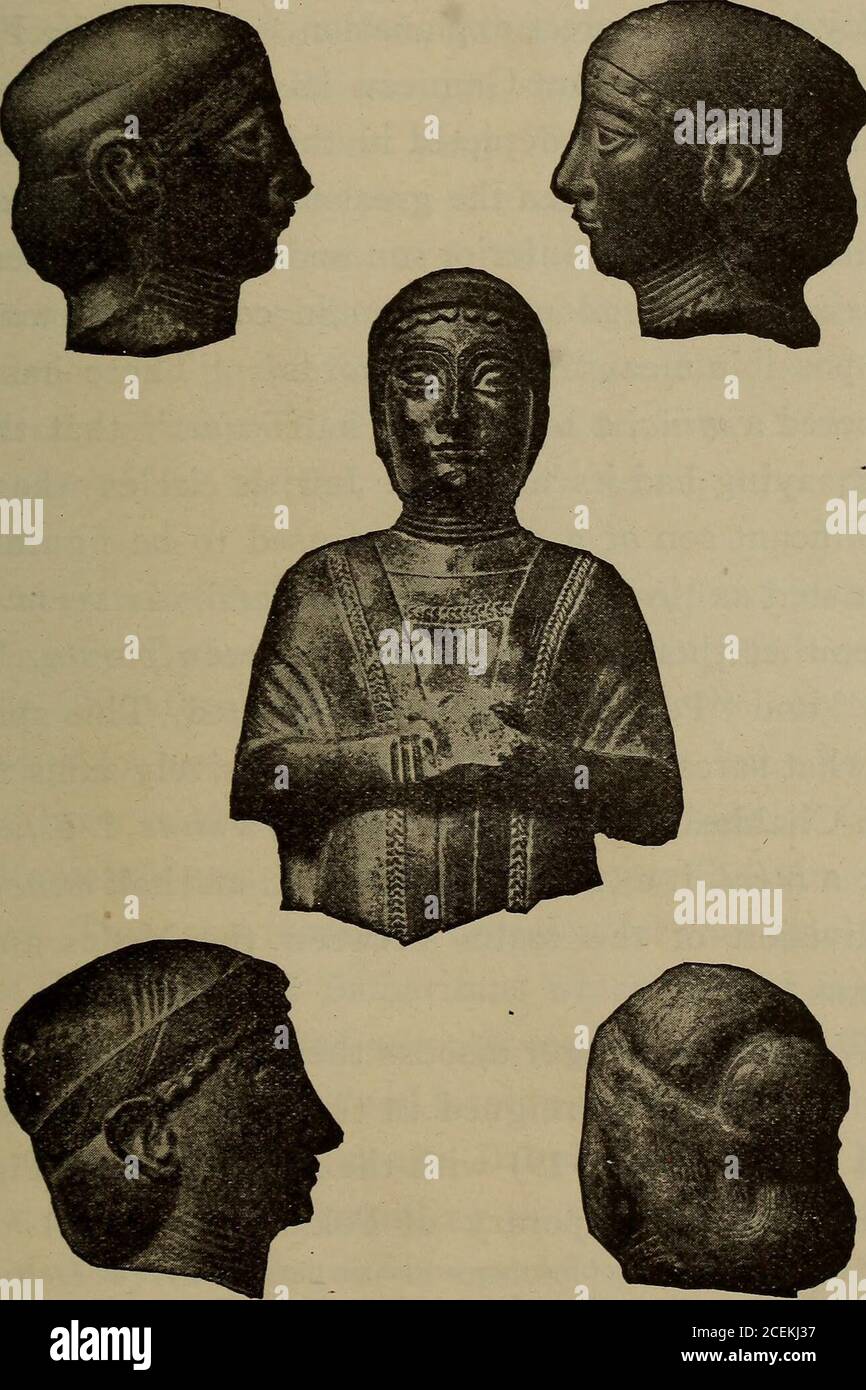 . Babel and Bible;. Fig. 86. Heads of Sumerian Mbn.Originals in Paris ...
