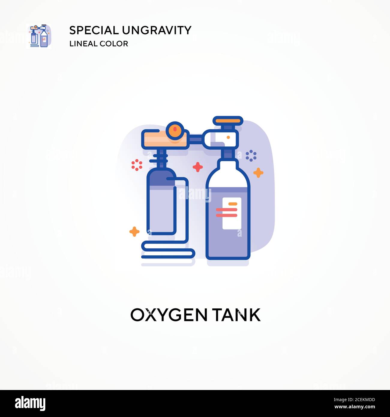 Hospital oxygen tank Stock Vector Images - Alamy