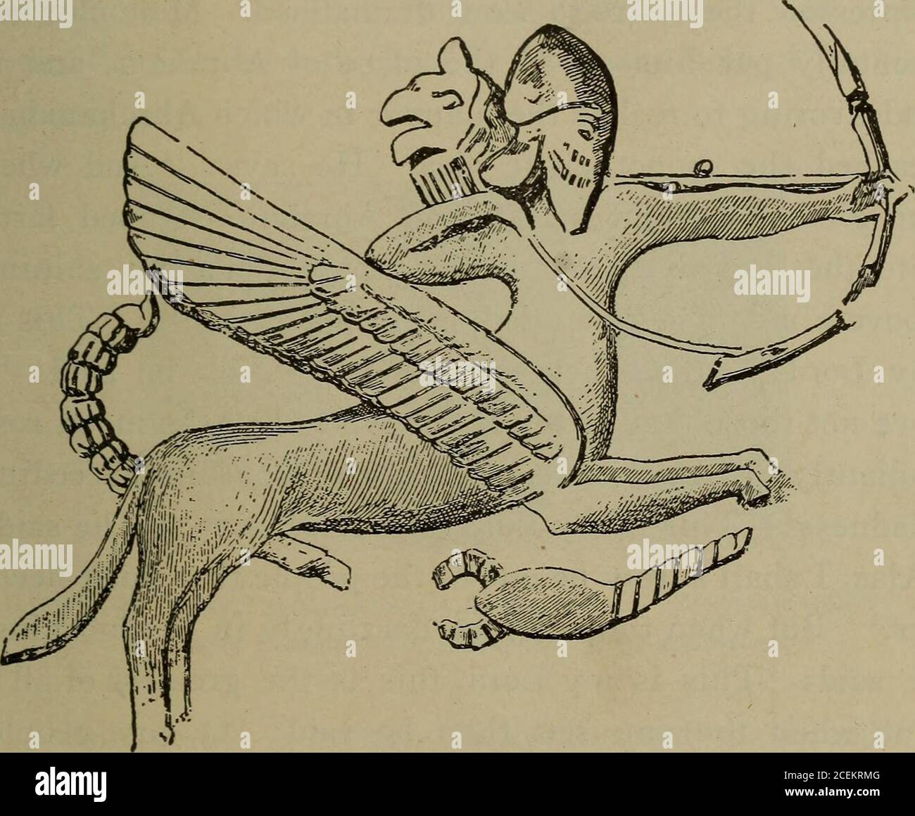 . Babel and Bible;. Fig. 54. A Demon Supporting a Tablet.1(Assyrian ...