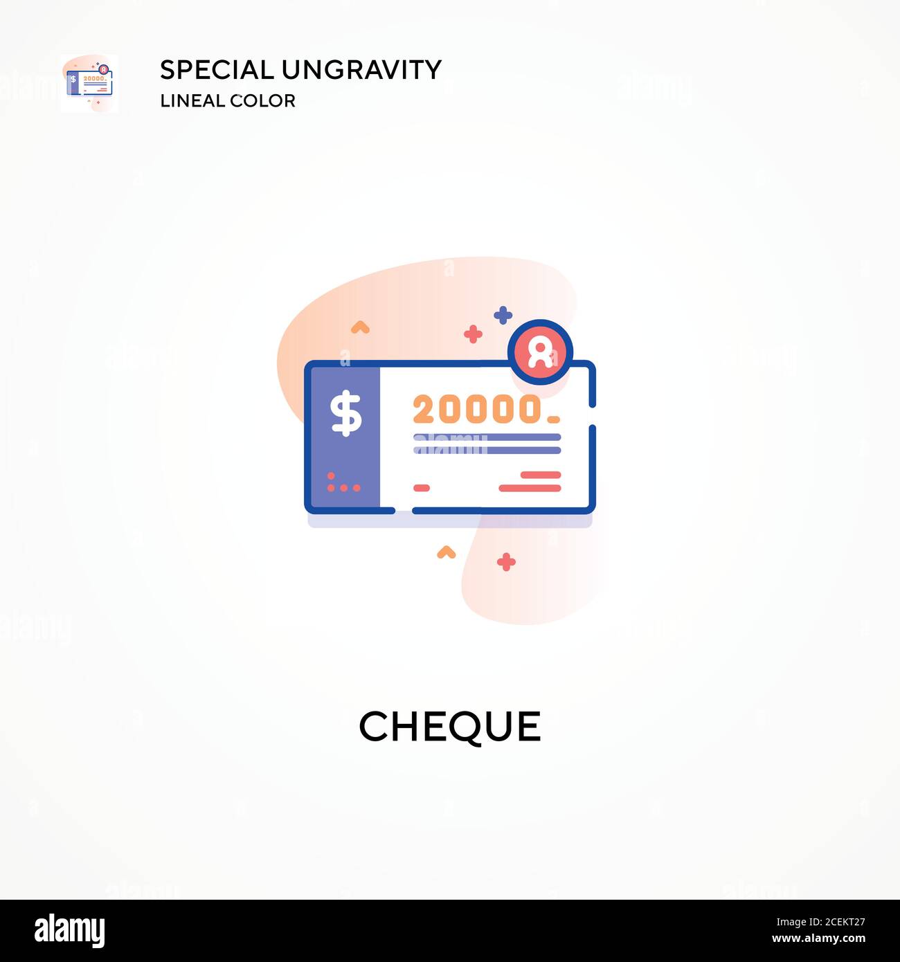 Template blank banking check cheque hi-res stock photography and images ...