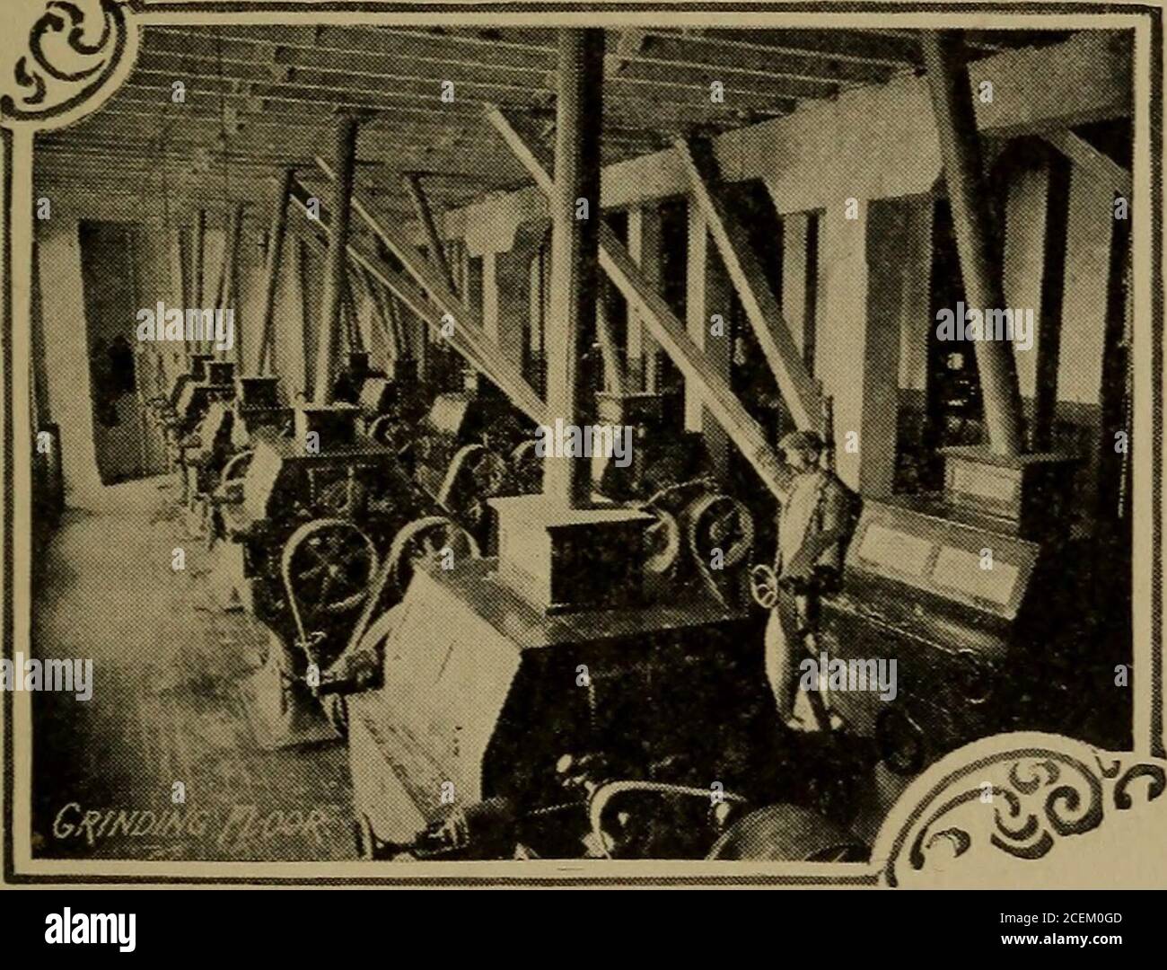 . The story of a grain of wheat. r-mill at Rohrschach, Switzerland ...