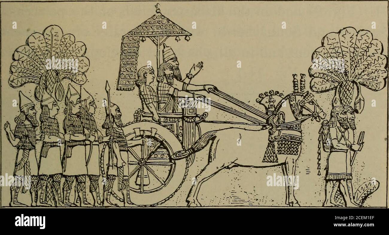 . Babel and Bible;. Fig. 15. Head of Winged Bull. Showing details of ...