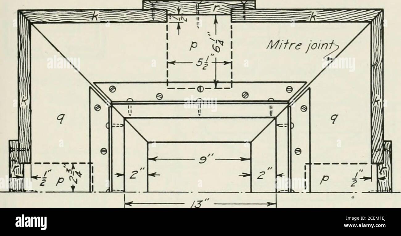 . Practical concrete work for the school and home. Ik Vertical Section ...