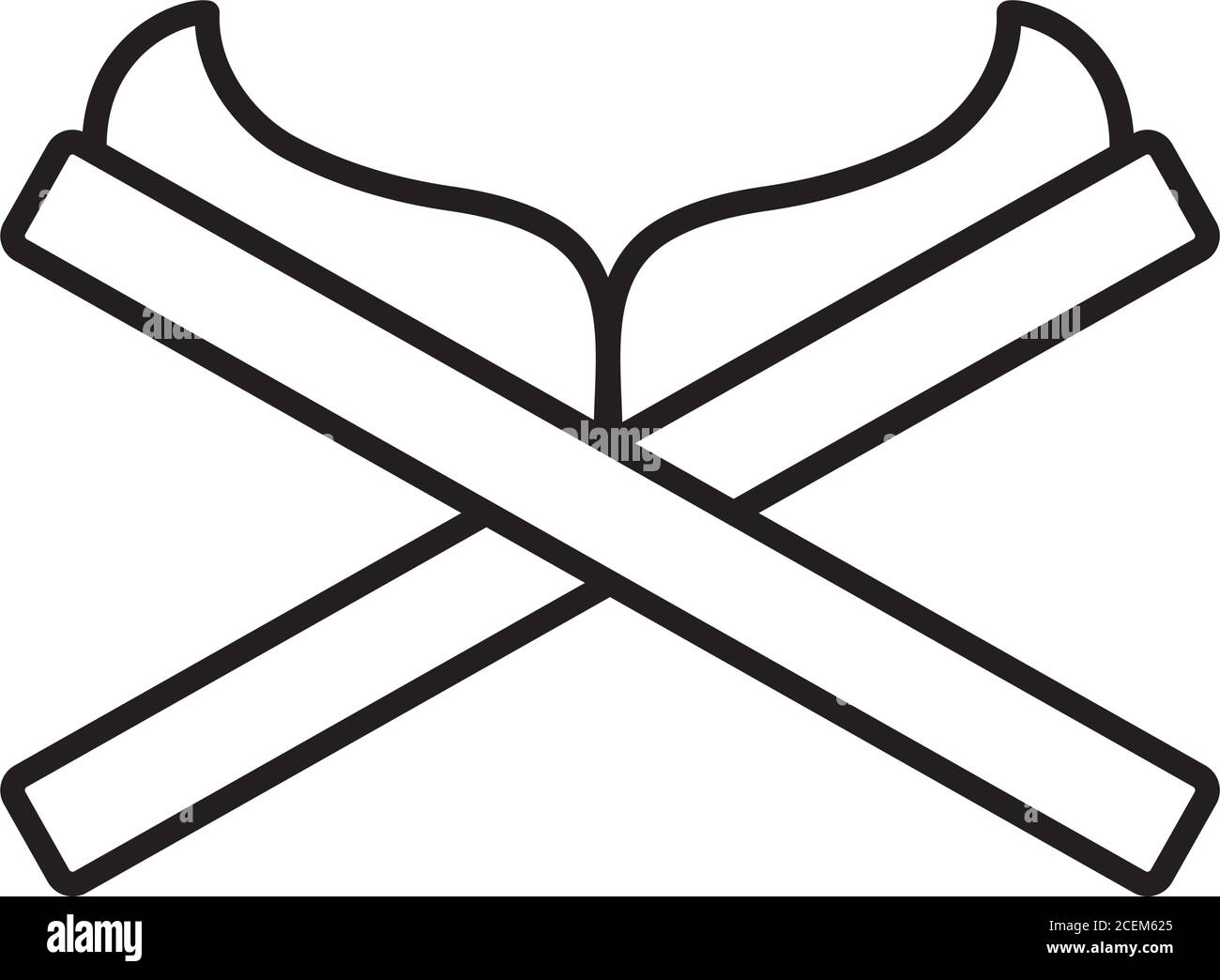 Holy quran on wooden stand icon over white background, line style ...