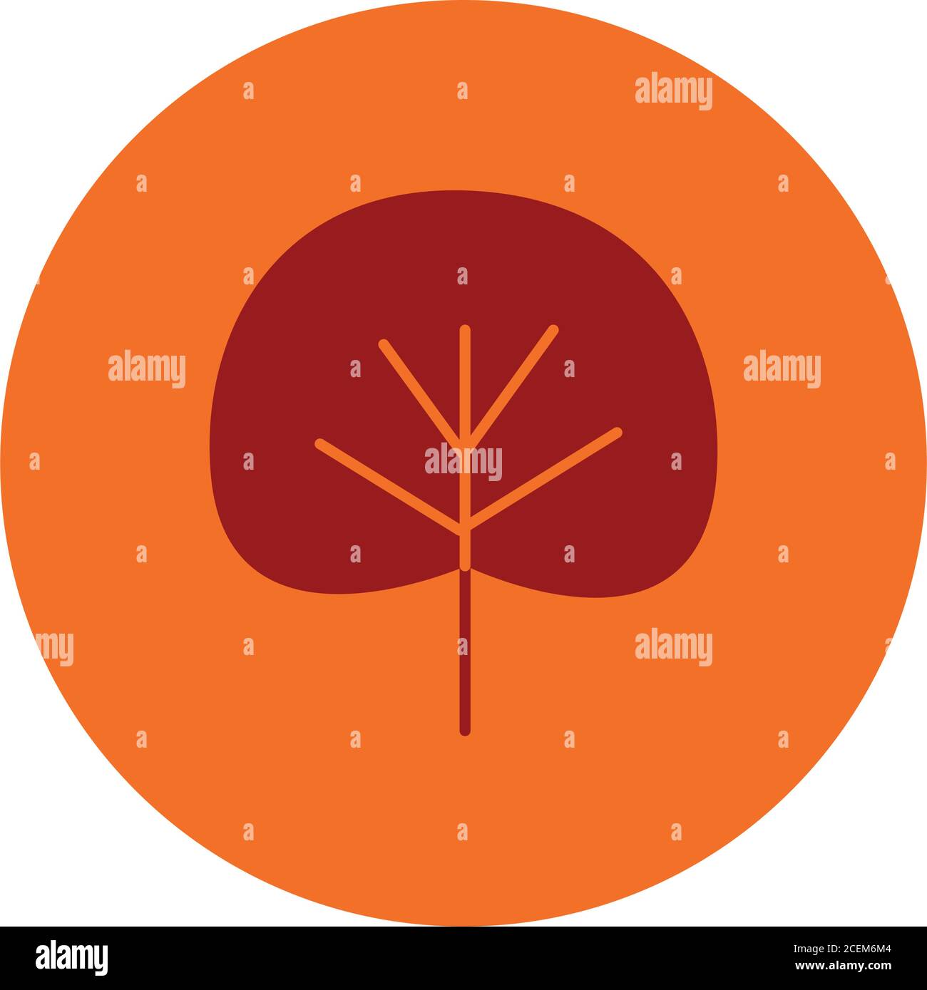 dry leaf icon over white background, block style, vector illustration ...