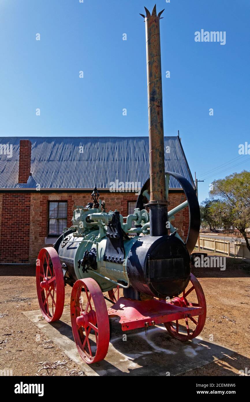 Marshall single cylinder portable engine, historical museum ...
