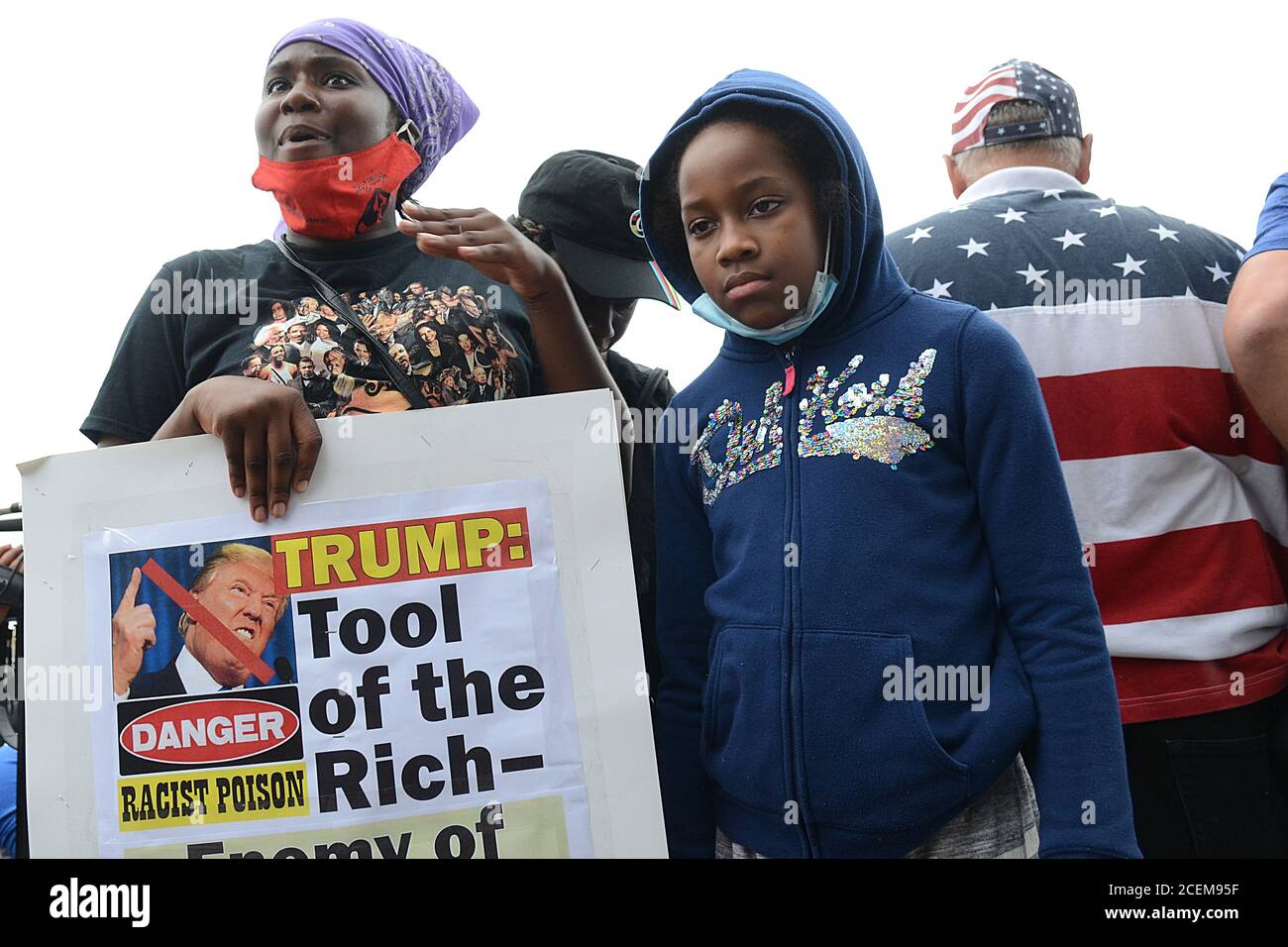 01.09.2020, Kenosha, Wisconsin President Donald Trump visited Kenosha ...