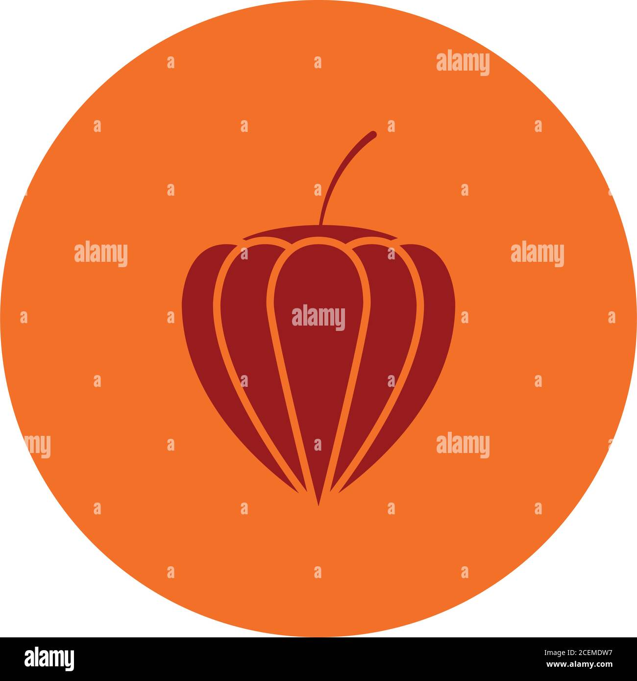 fig fruit icon over white background, block style, vector illustration ...