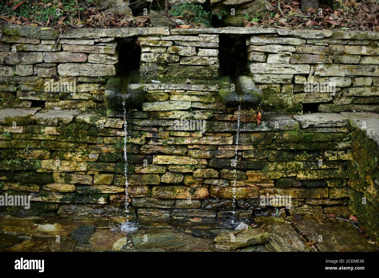 A communal water facility in Sidhane village, Kaski, Gandaki Pradesh ...