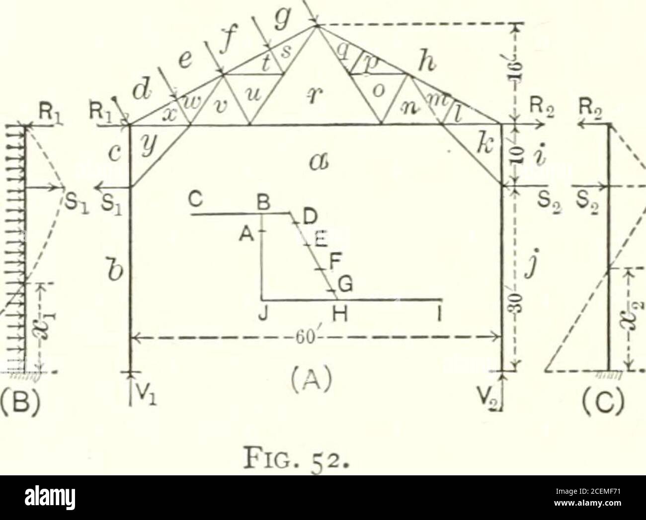 Graphic statics applications trusses beams hi-res stock photography and ...