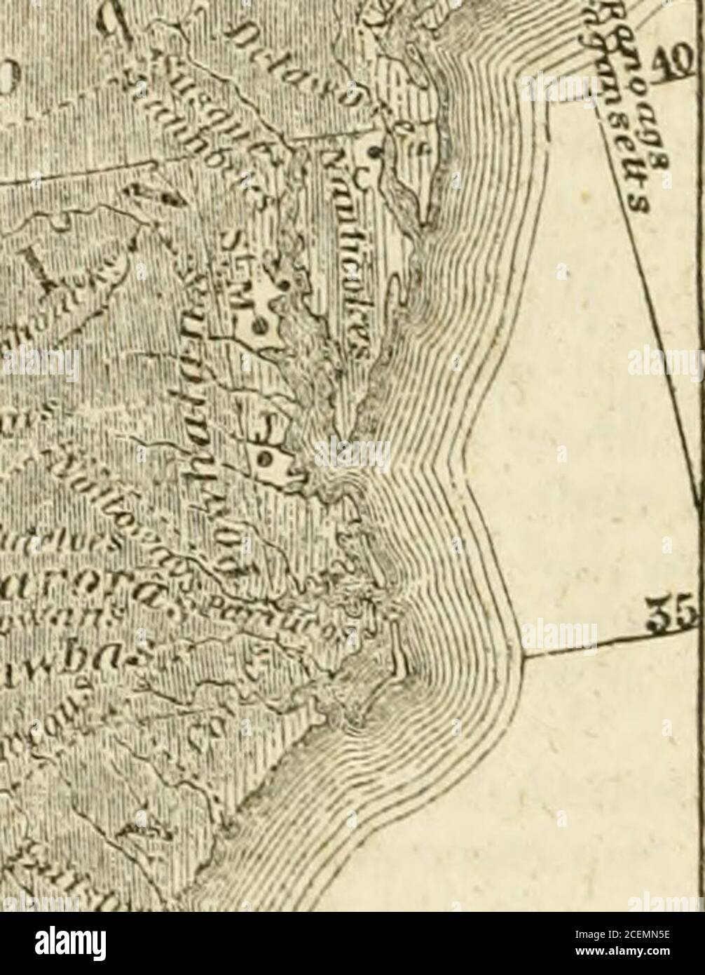 Jamestown settlement map hi-res stock photography and images - Alamy