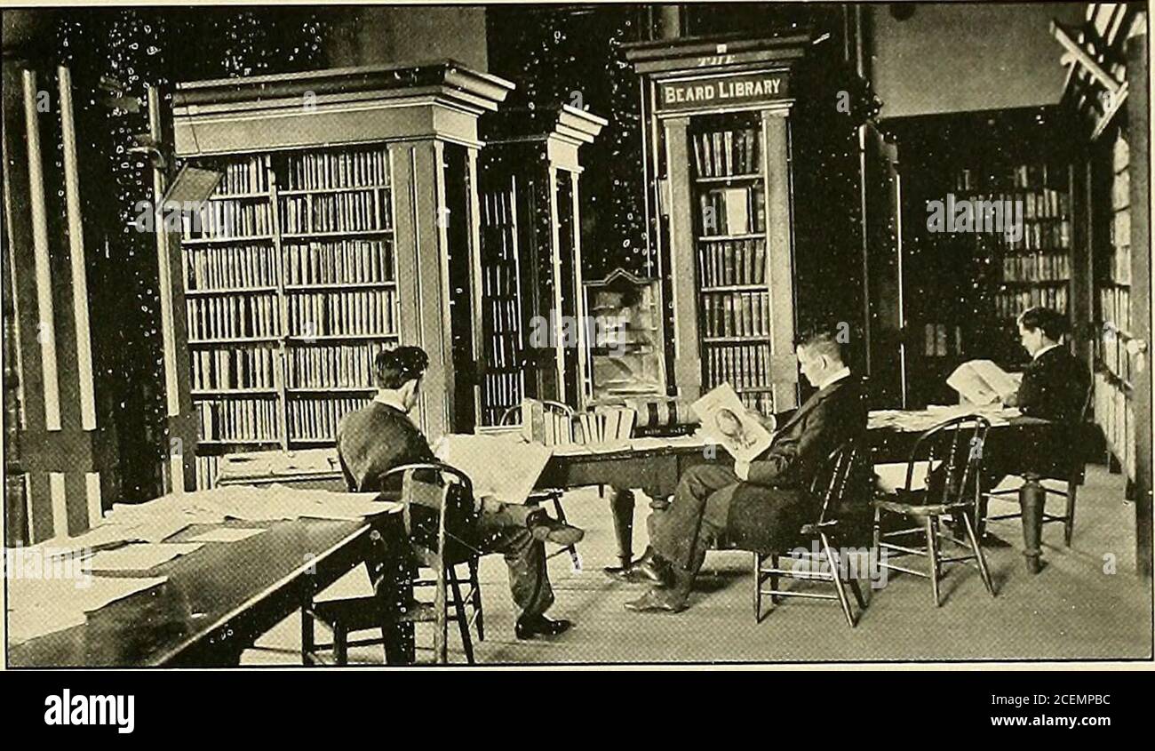 . The Phoenix. AUDITORIUM, CARUTHERS HALL.. LIBRARY, CARUTHERS HALL ...