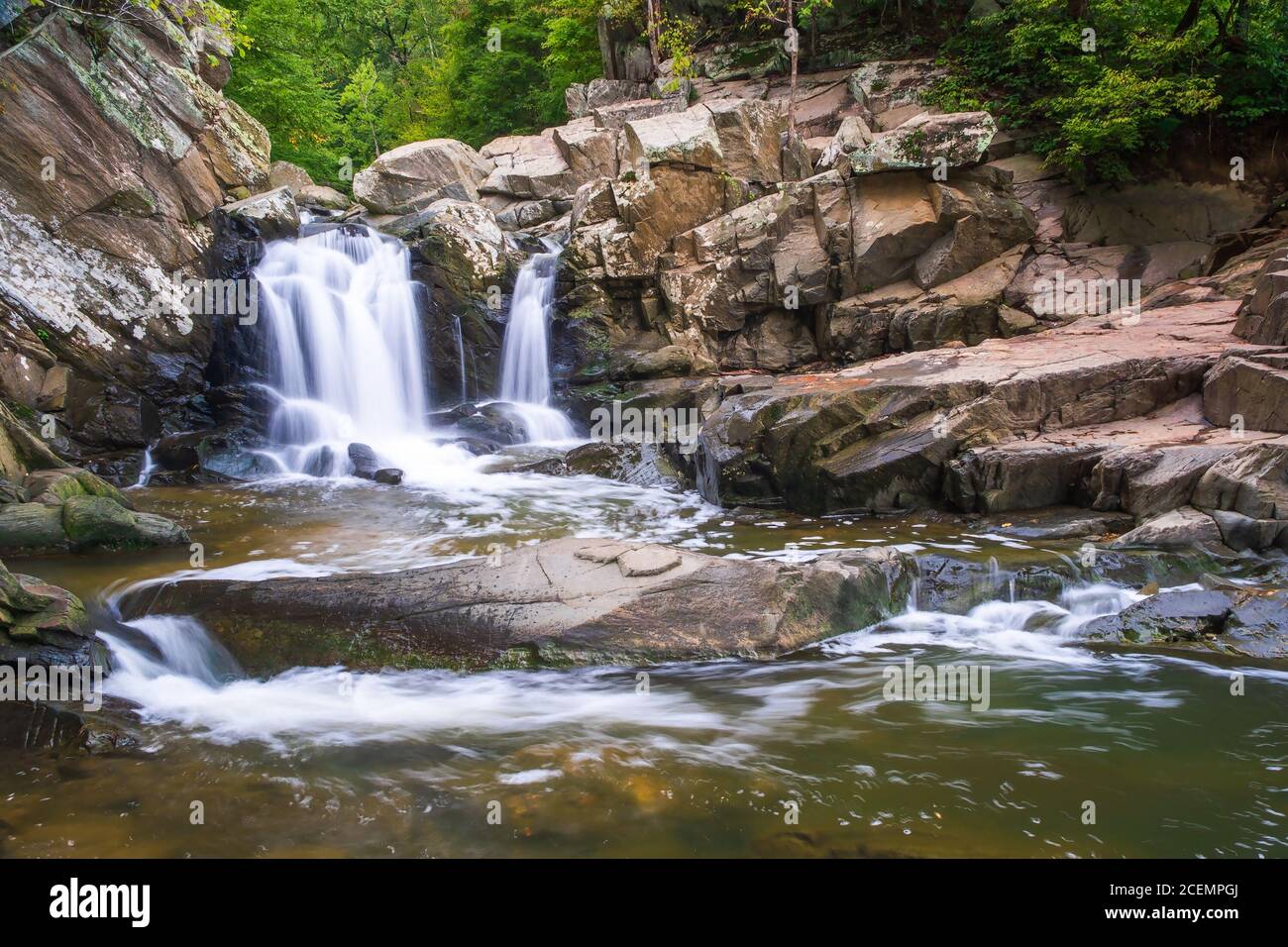 Scott's Run waterfall. Scott's Run Nature Preserve. Fairfax County ...