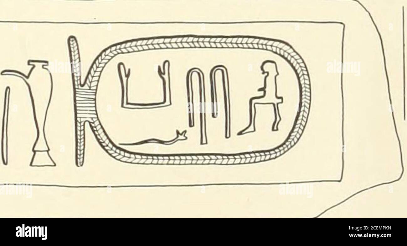 . Hieroglyphic texts from Egyptian stelae, etc. A. 0 5 PLATE XII Stock ...