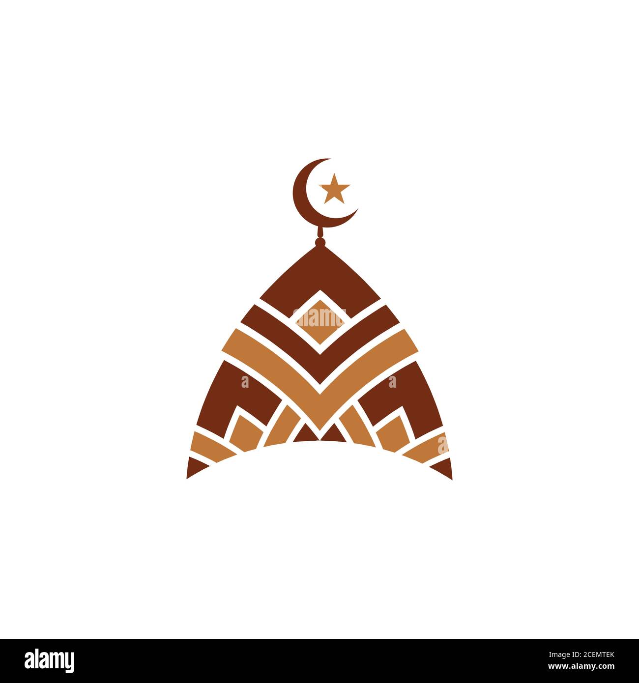 Mosque symbol icon vector Illustration design template Stock Vector ...