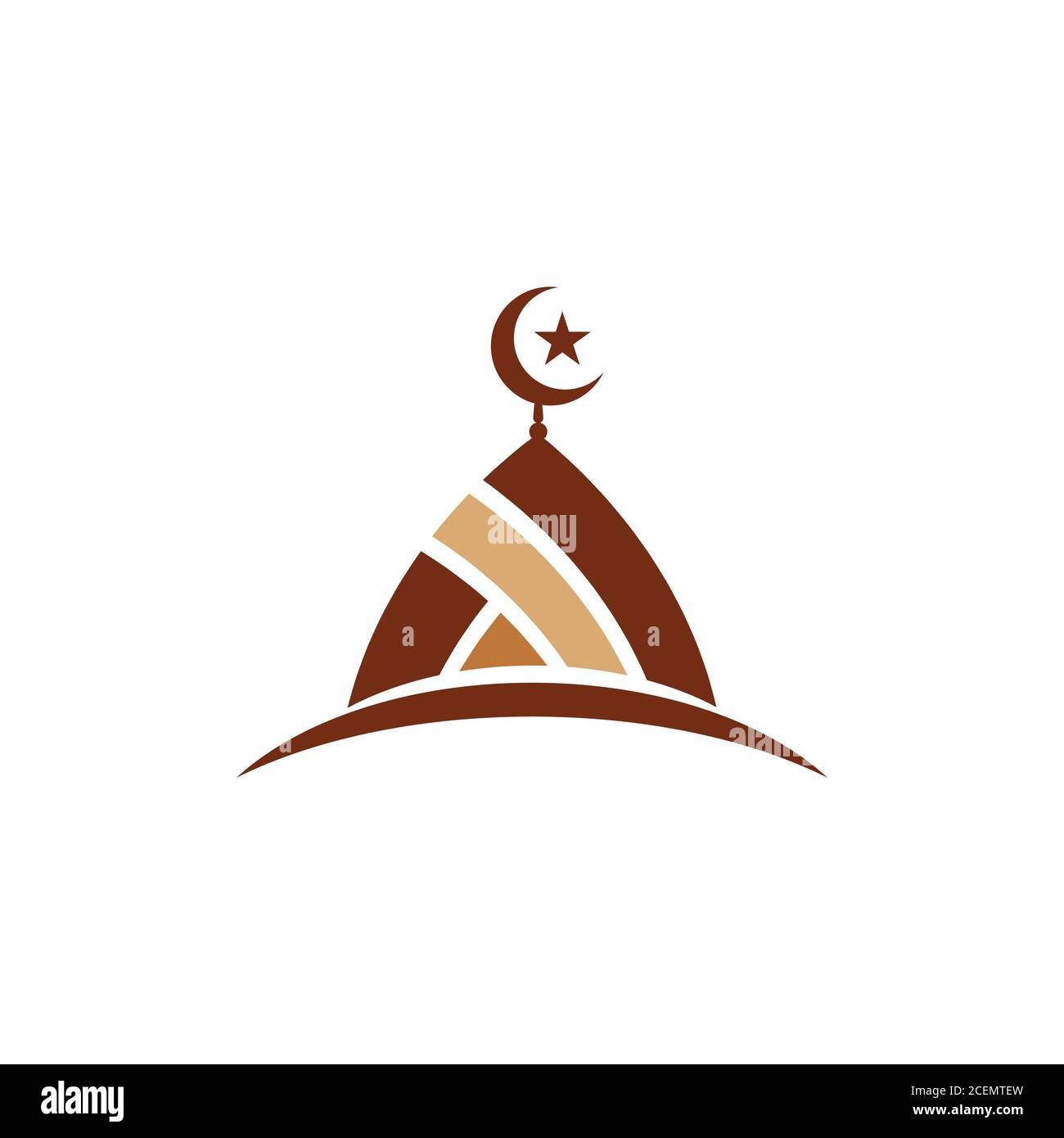 Mosque symbol icon vector Illustration design template Stock Vector ...
