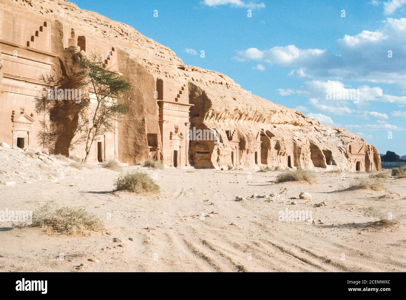 Madain Saleh, Hejaz, Saudi Arabia. Nabatean Tombs. Photographed April ...