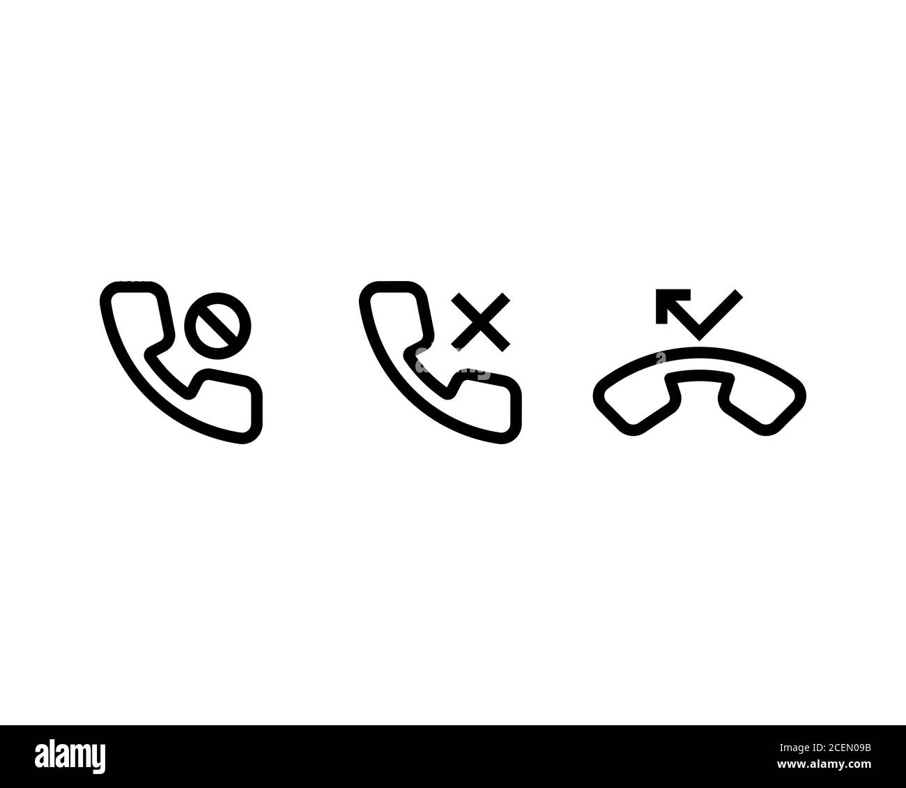 Phone call silhouette Black and White Stock Photos & Images - Alamy