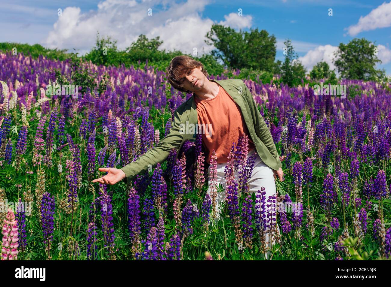 Tall handsome man dancing on hi-res stock photography and images - Alamy