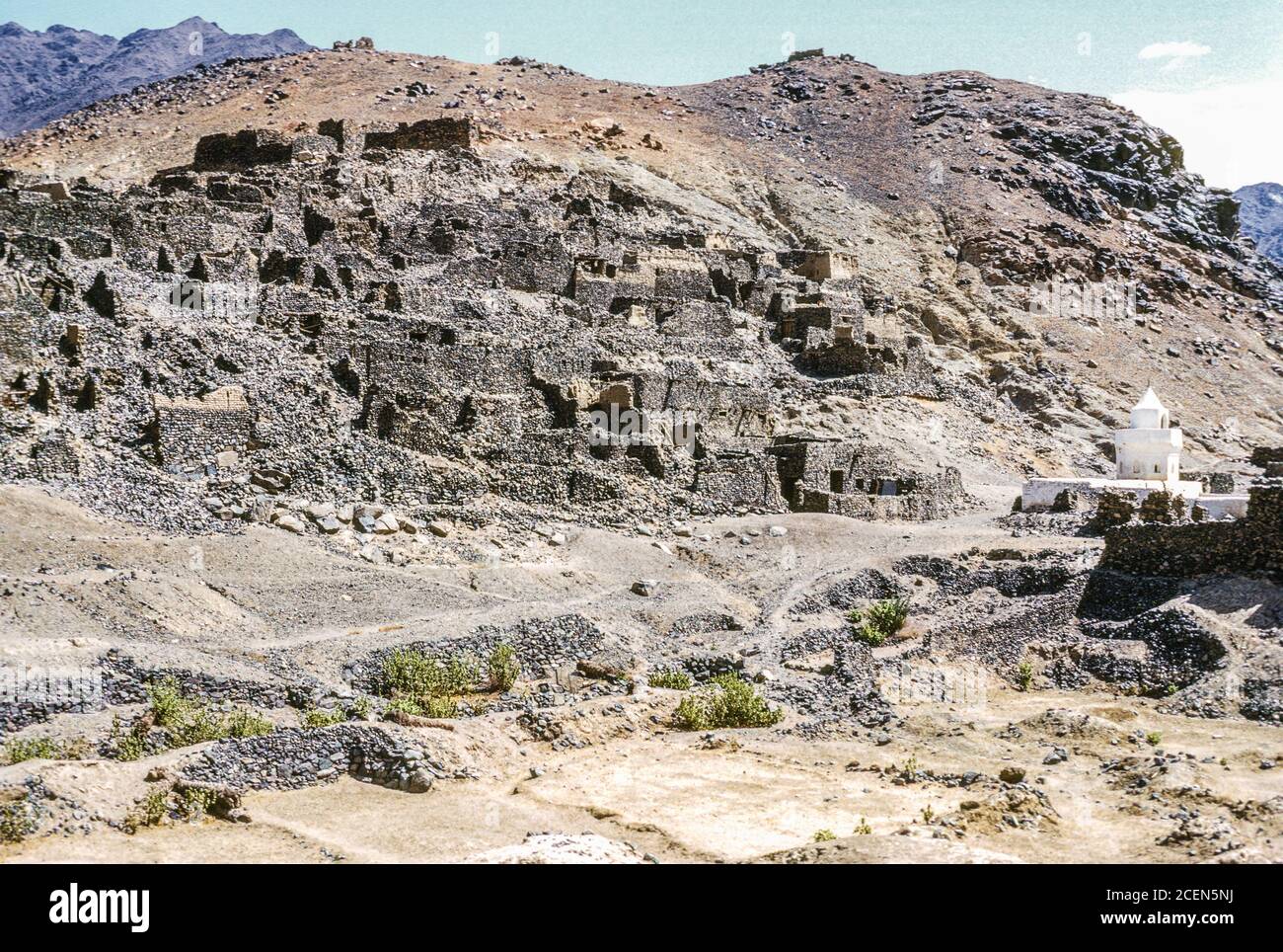 Saudi Arabia. Abandoned Stone Village between Jidda and Medina ...