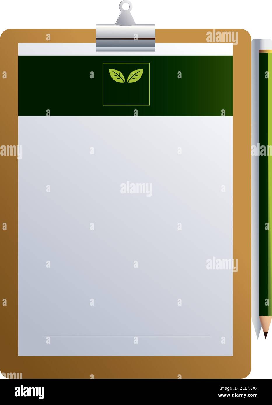clipboard with elements of logo and colors vector illustration design ...