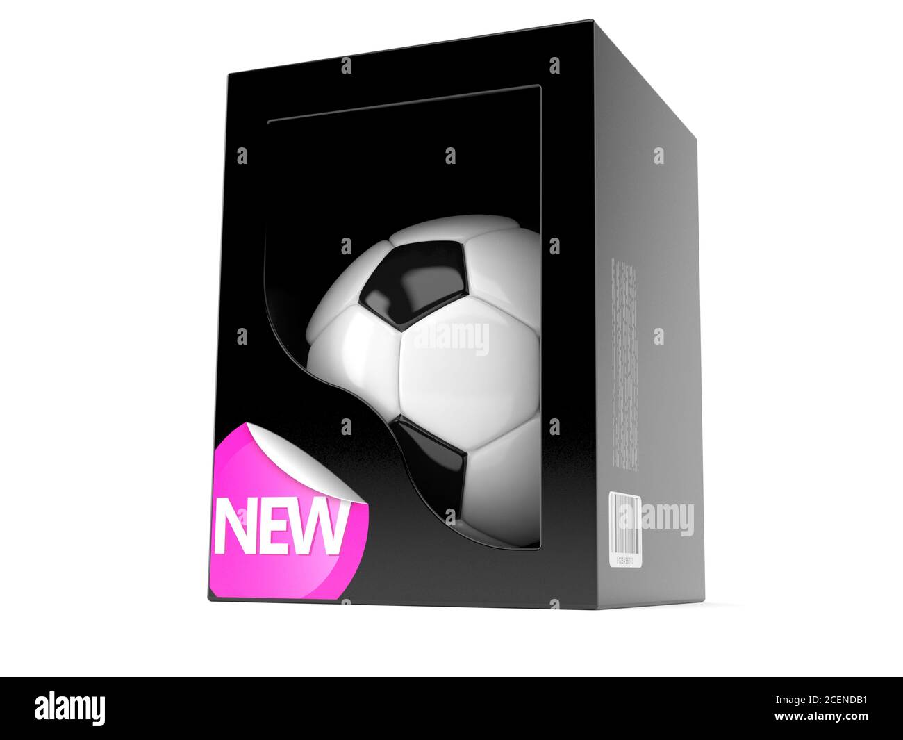 Soccer ball inside box hi-res stock photography and images - Alamy