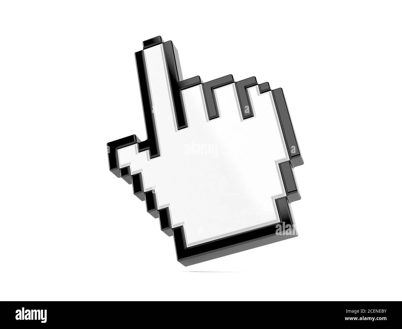 Web cursor isolated on white background Stock Photo - Alamy