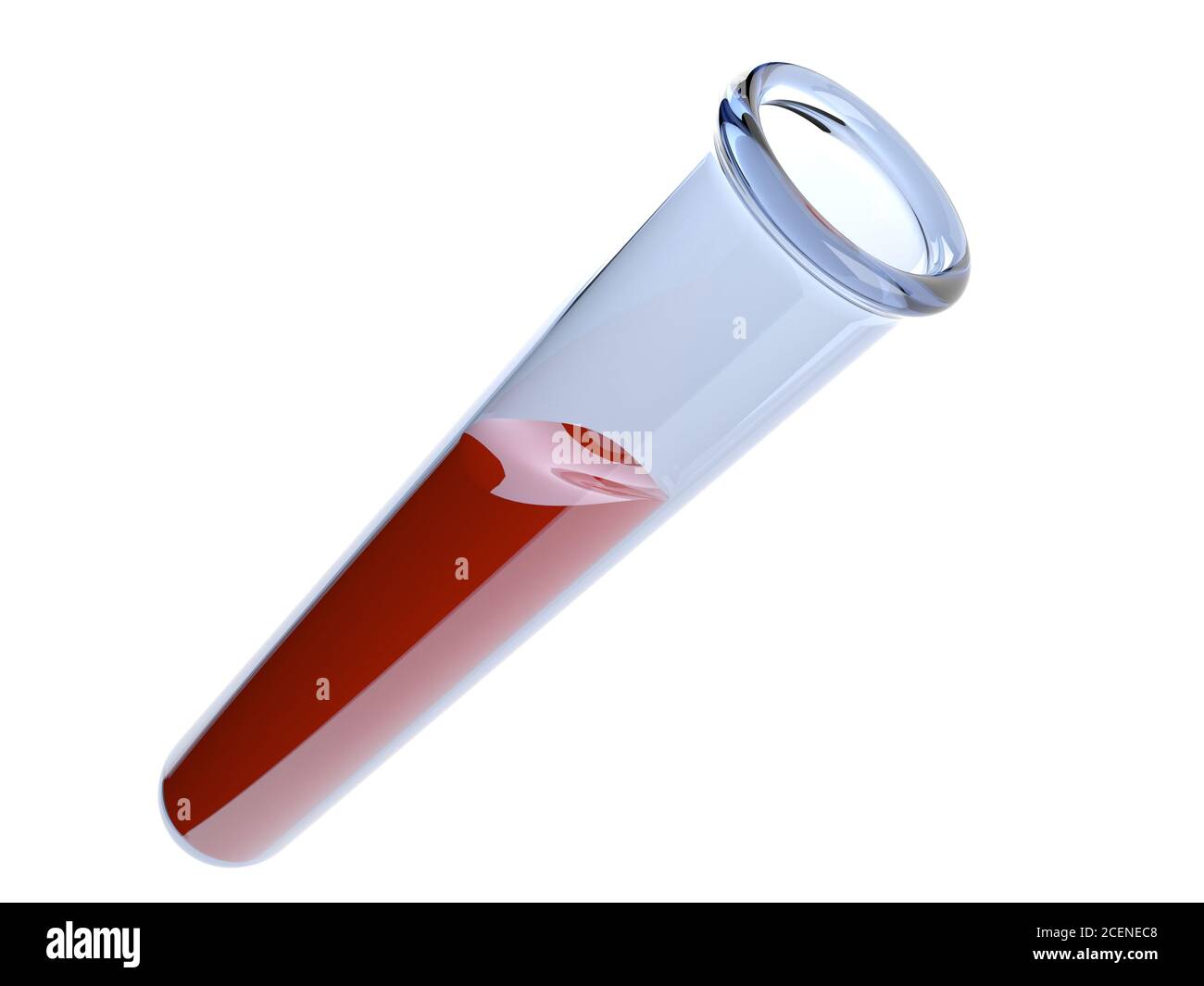 Sample glass isolated on white background Stock Photo - Alamy