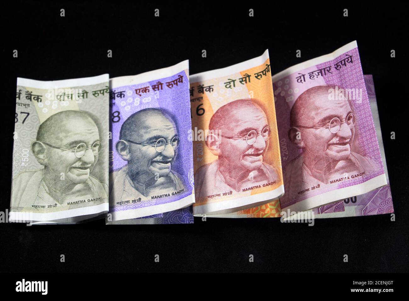 200 rupee currency note hi-res stock photography and images - Alamy