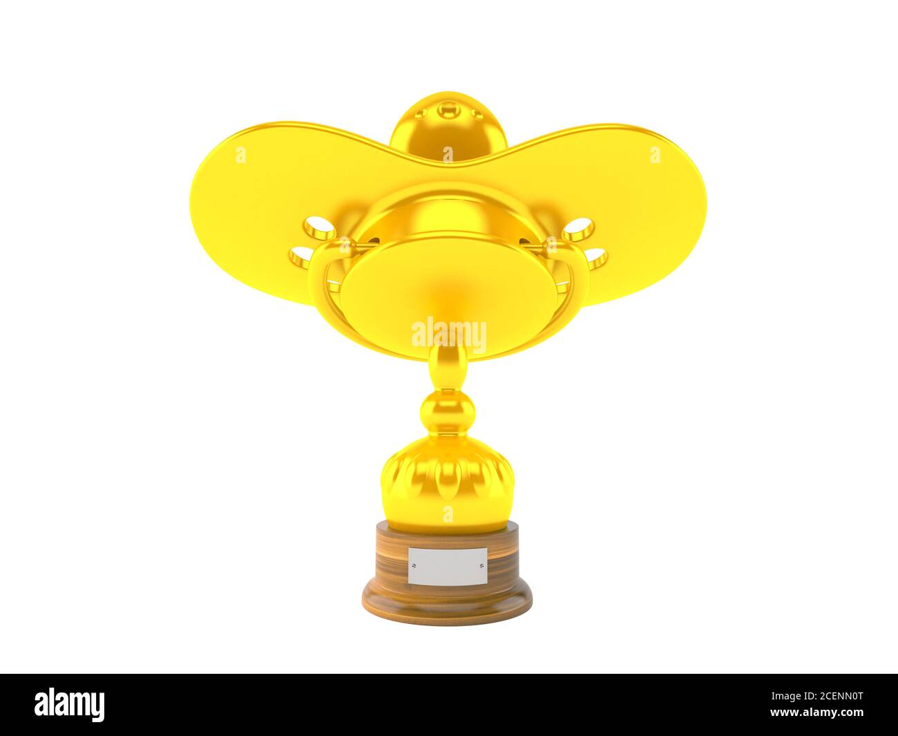 Baby trophy isolated on white background Stock Photo - Alamy