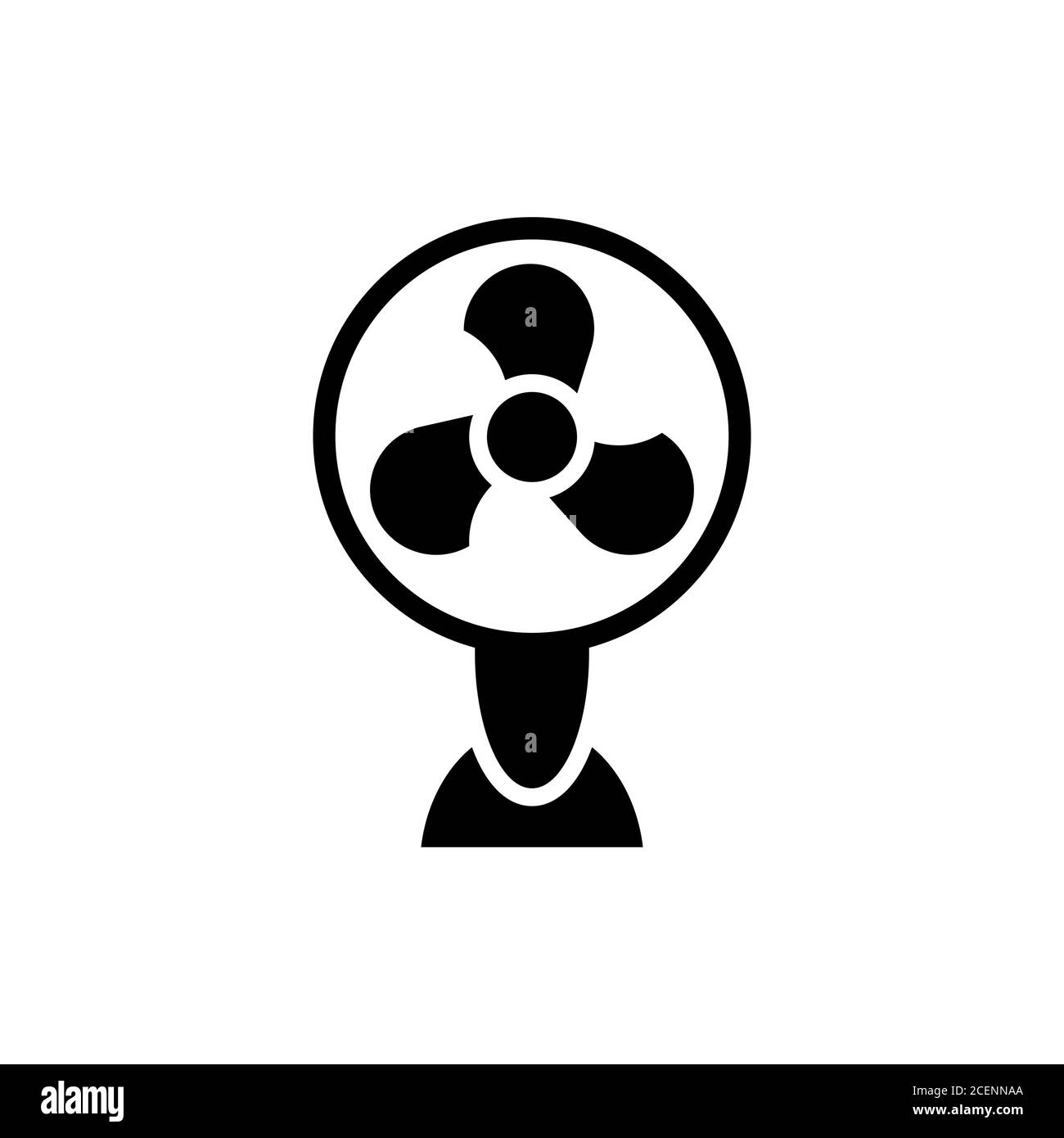 Standing fan icon Black and White Stock Photos & Images - Alamy