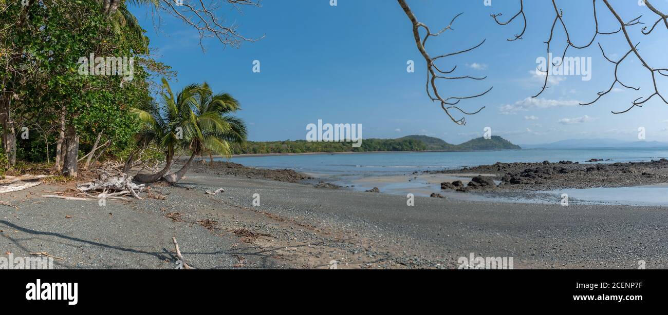 tropical beach on the cebaco island, Panama Stock Photo - Alamy