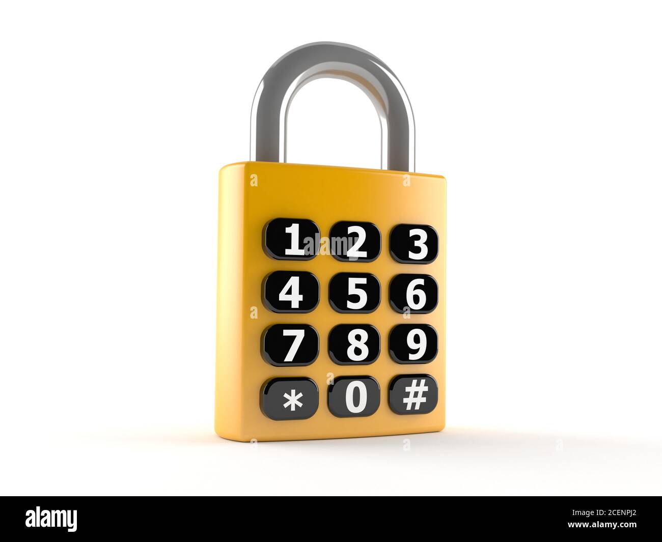 Special padlock isolated on white background Stock Photo - Alamy