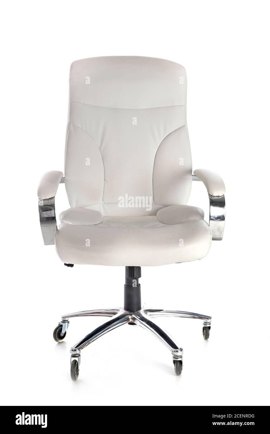 desk chair in front of white background Stock Photo - Alamy