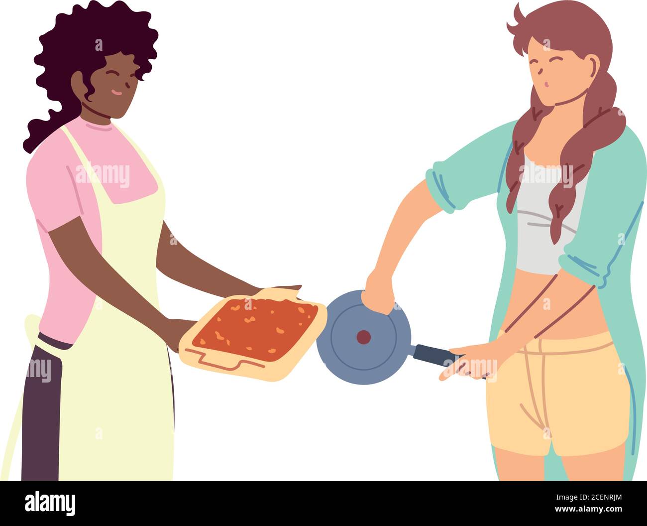 Indian women cooking Cut Out Stock Images & Pictures - Alamy