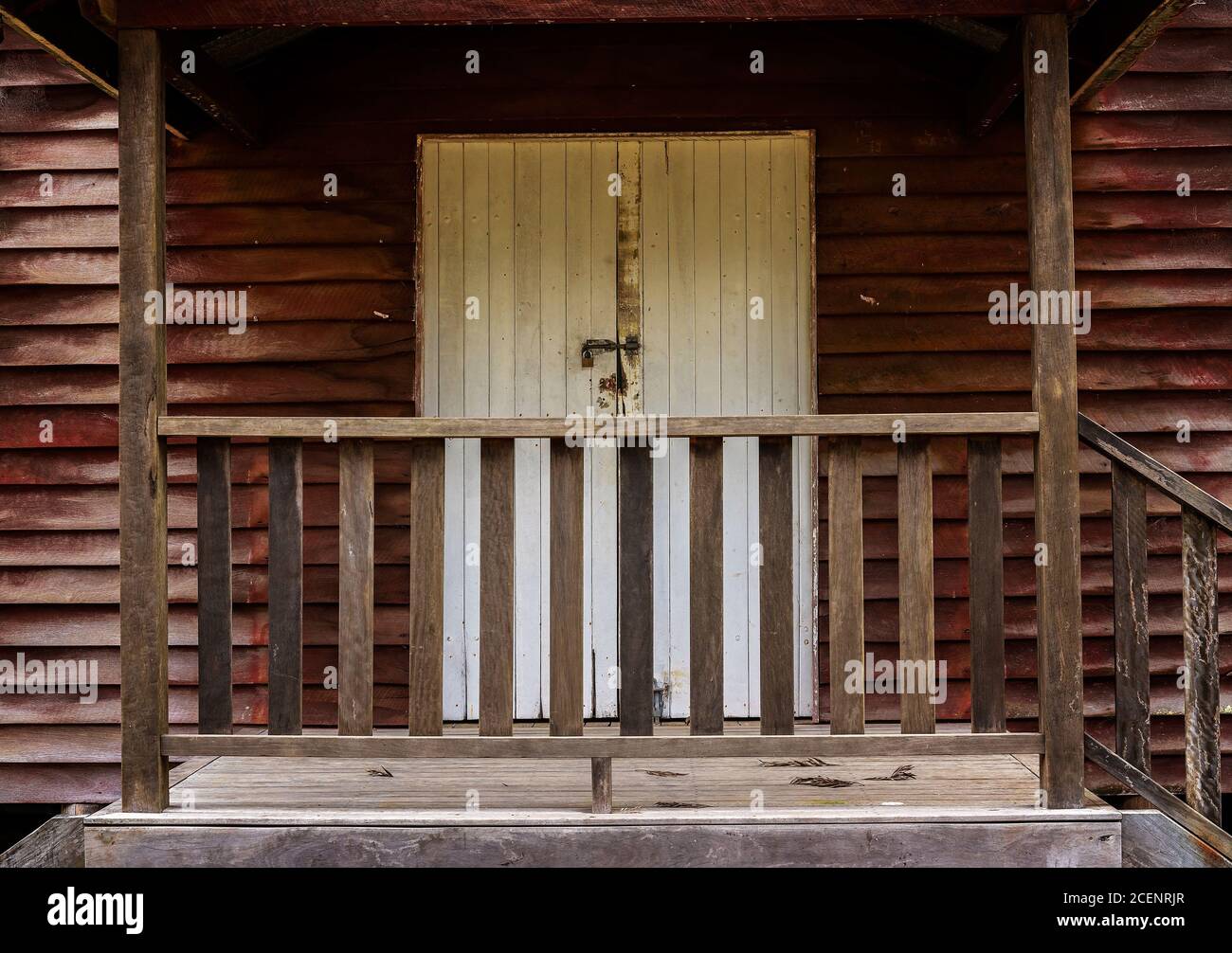 An old timber country hall once used as a gathering place but now ...