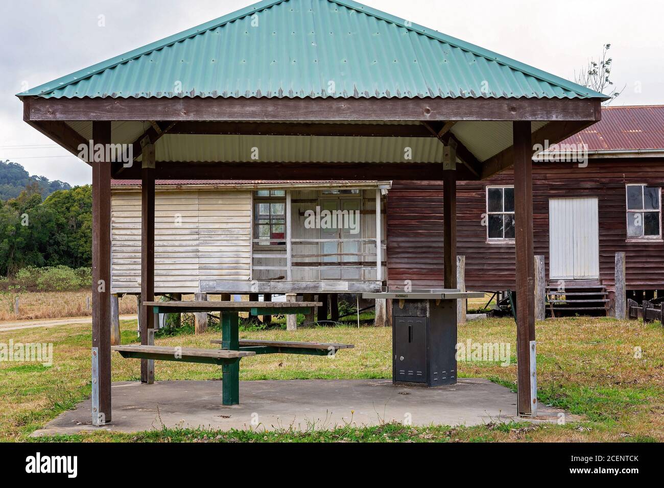 Chairs in abandoned community hall hi-res stock photography and images ...