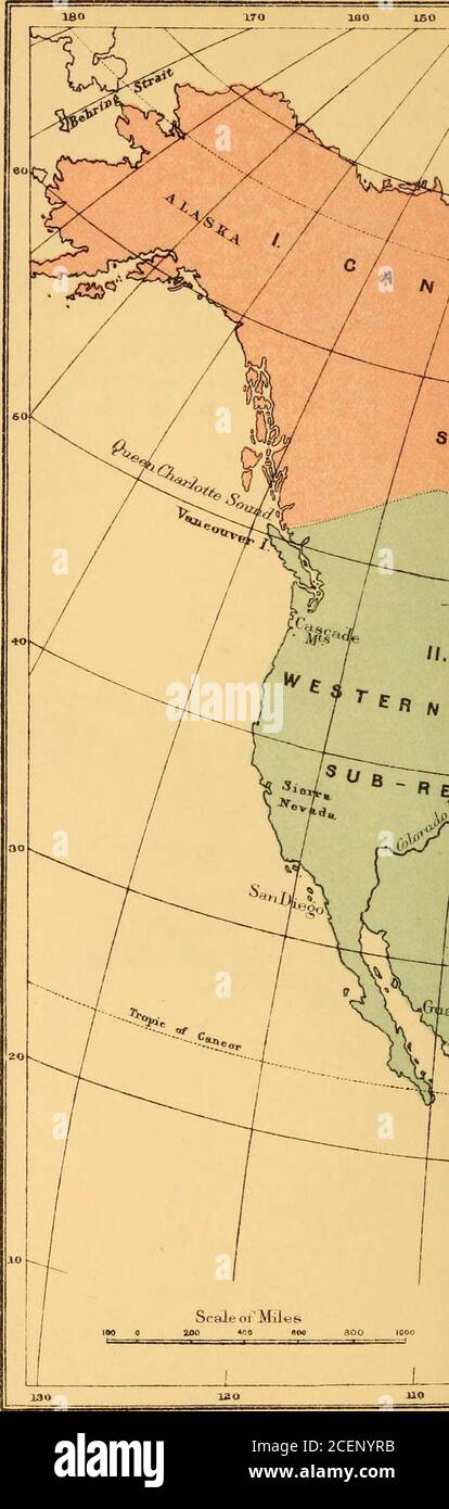 . The geography of mammals. MAP OF THE NEARCTIC REGIONSHOWING ITS ...