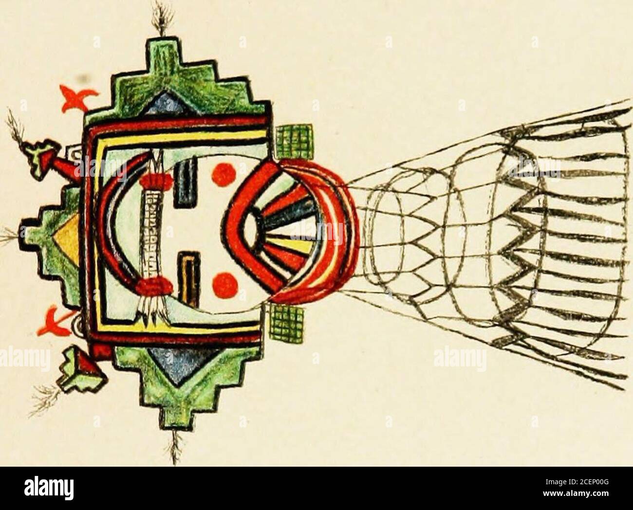 . Hopi Katcinas drawn by native artists.