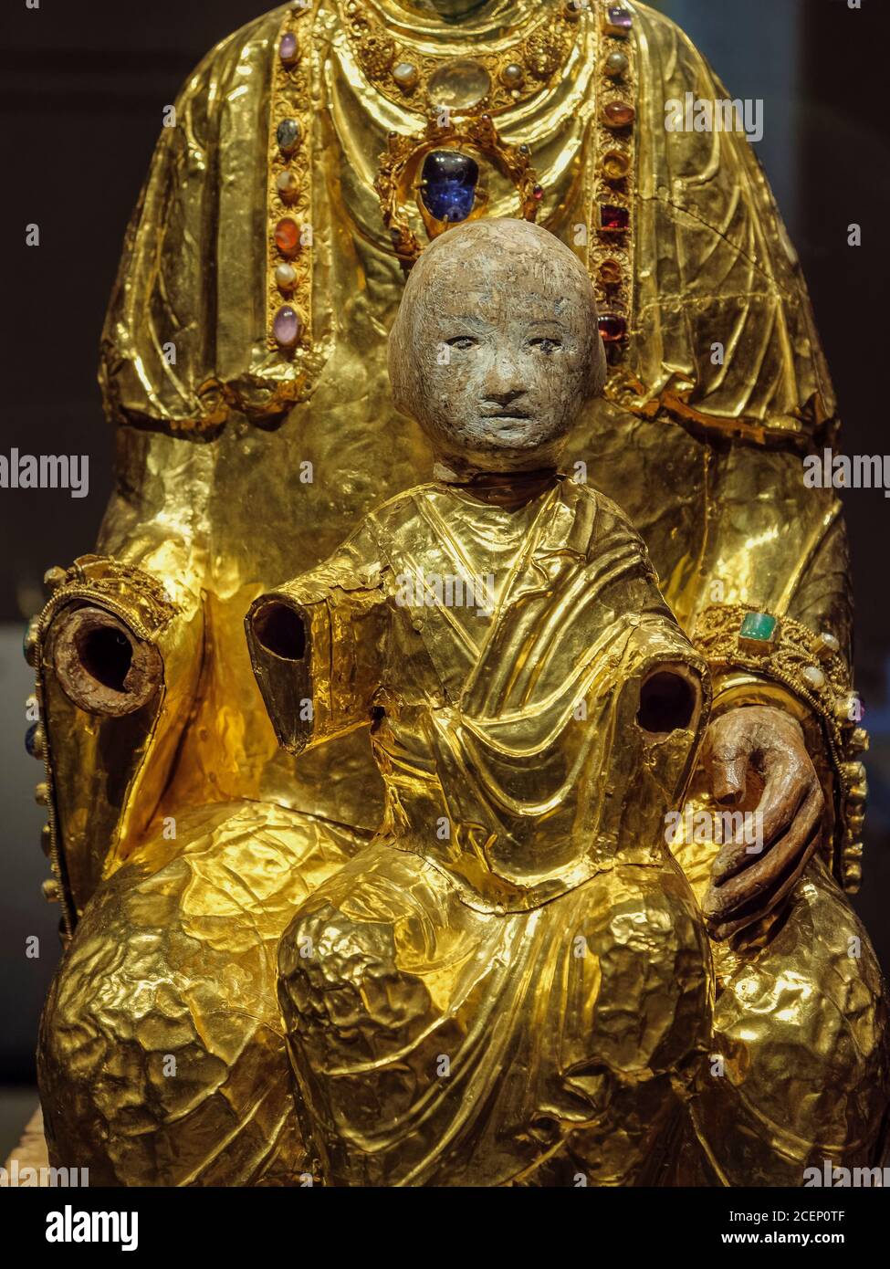 Goldene Madonna - Gnadenmadonna-, Dommuseum des Mariendom, Hildesheim ...