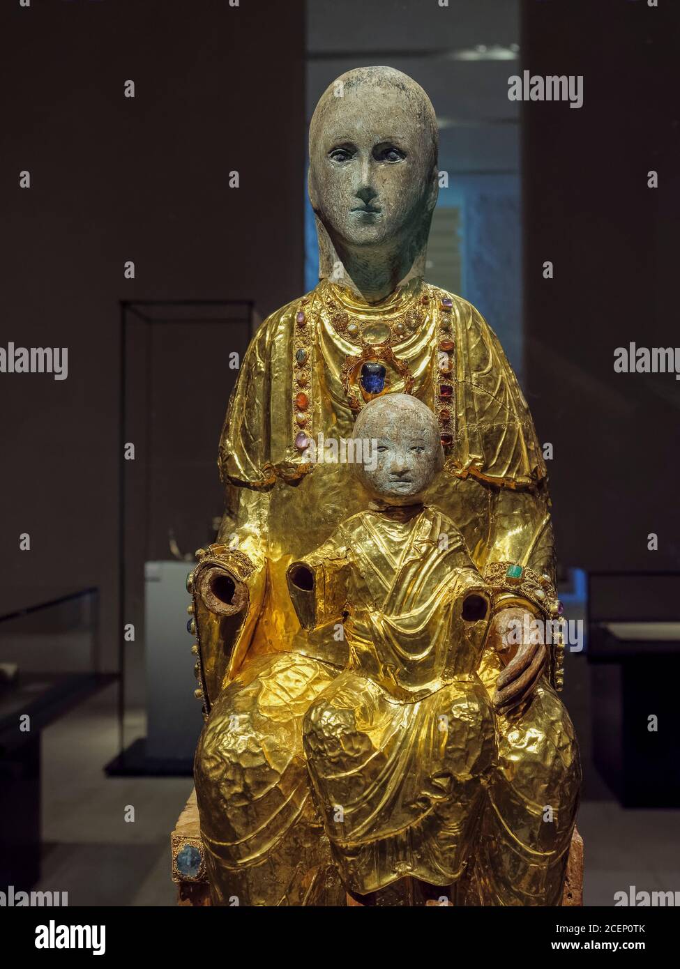 Goldene Madonna - Gnadenmadonna-, Dommuseum des Mariendom, Hildesheim ...